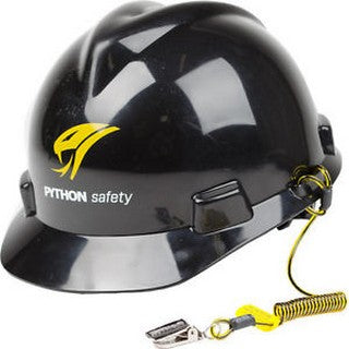 PYTHON SAFETY Hard Hat Coil Tether (2lb) — Ono Work & Safety